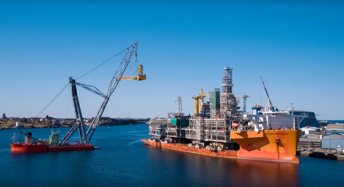 Johan Sverdrup Project - HLV Uglen Lifting Platform Cranes - J.J ...